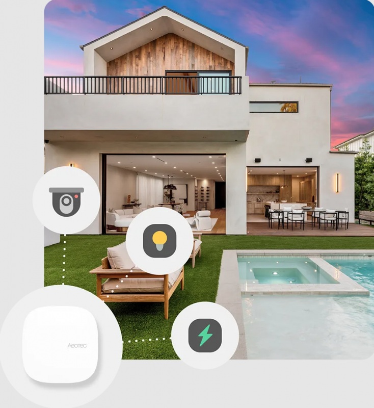 Aeotec Smart Home Hub 2, SmartThings Hub V4, Matter, ZigBee, Thread, GP ...